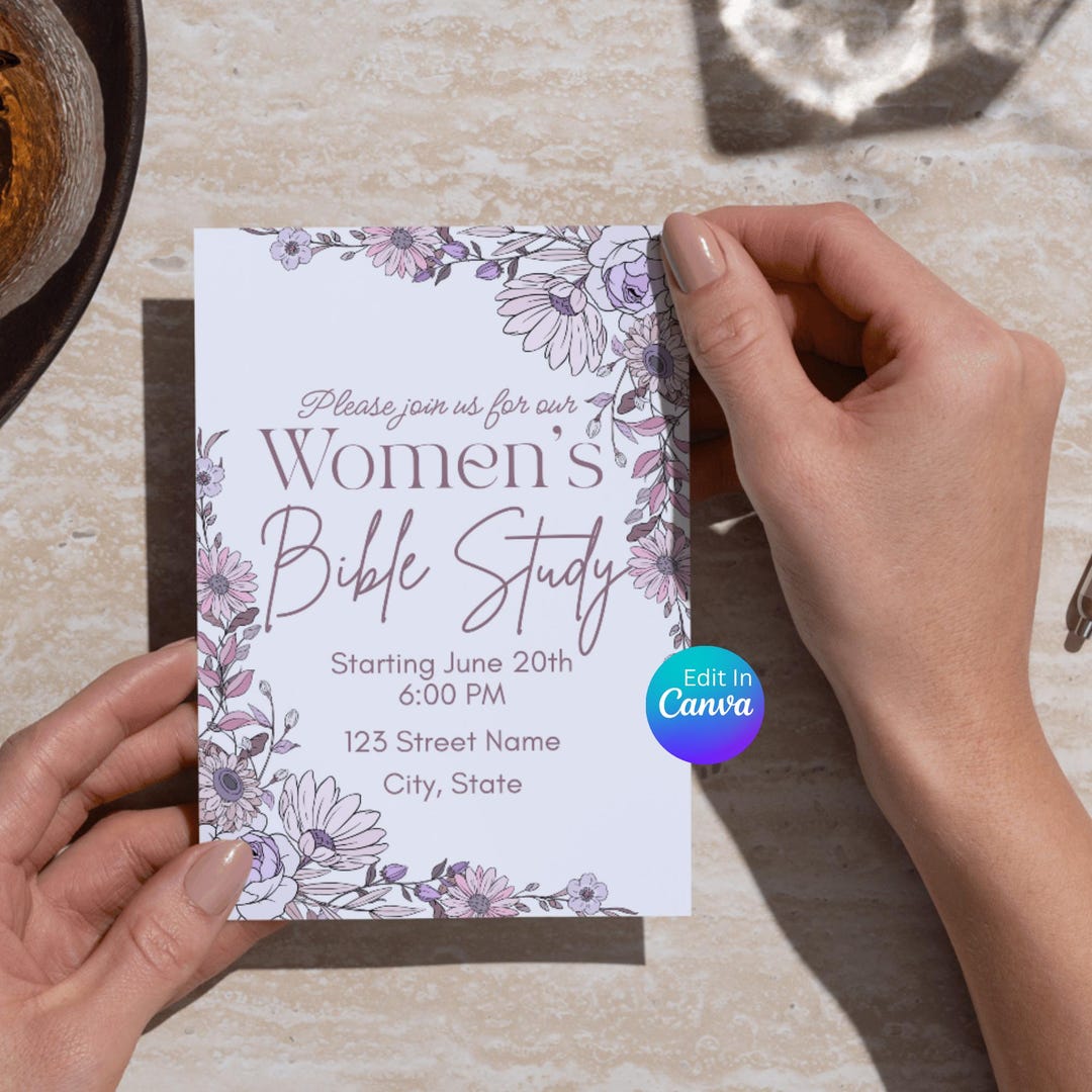Women's Bible Study Invitation - Etsy