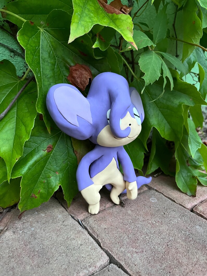 Fakemon Monkey Big Polymer Clay Sculpture Figure - Etsy