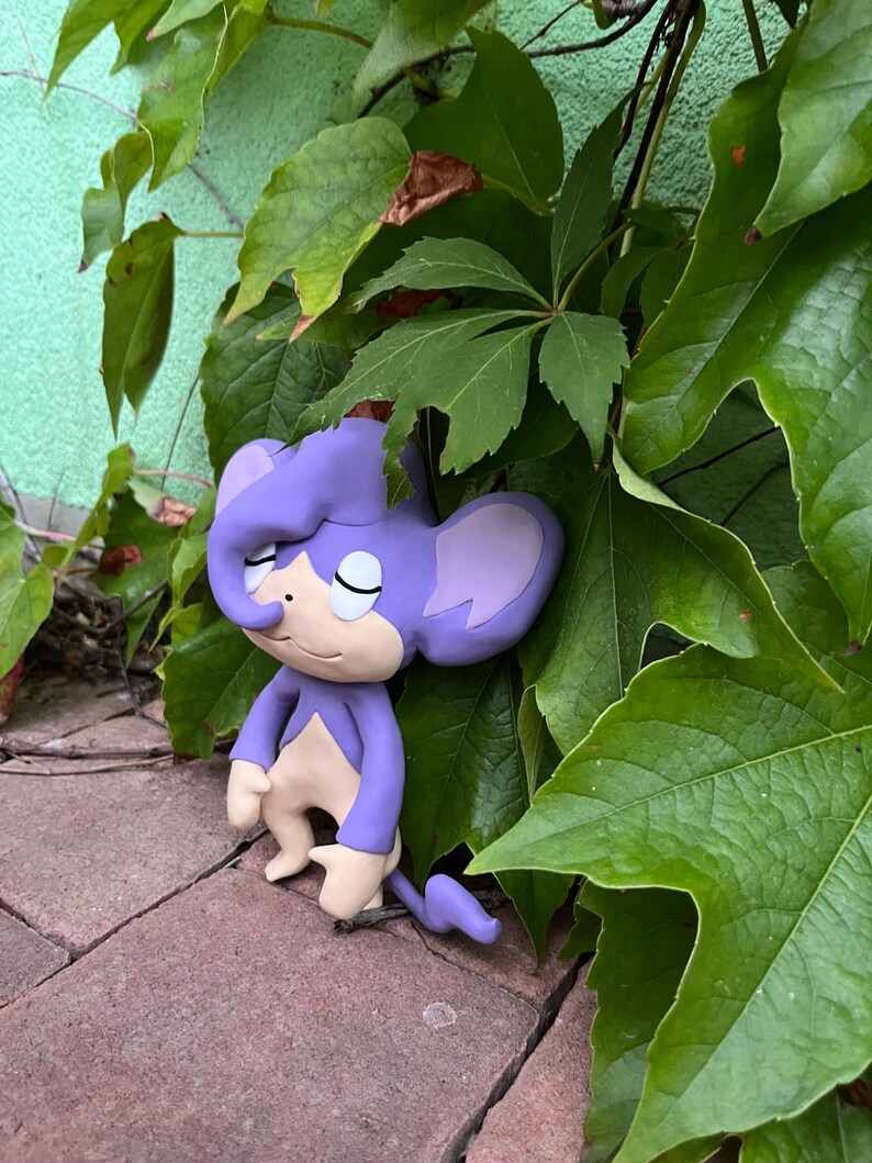 Fakemon Monkey Big Polymer Clay Sculpture Figure - Etsy