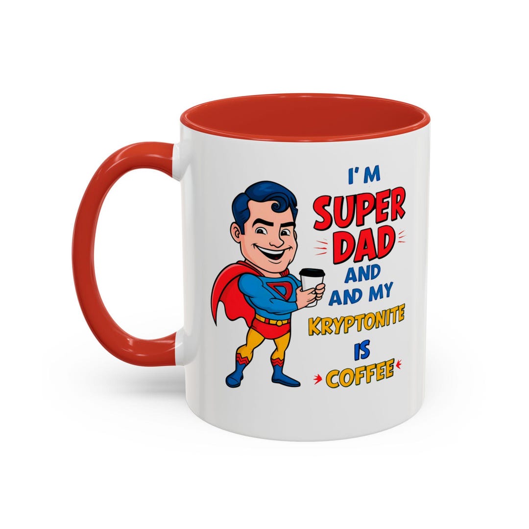 Cool Super Dad Mug, Fathers Day Gift Idea, Superdad Mug, Gift for ...