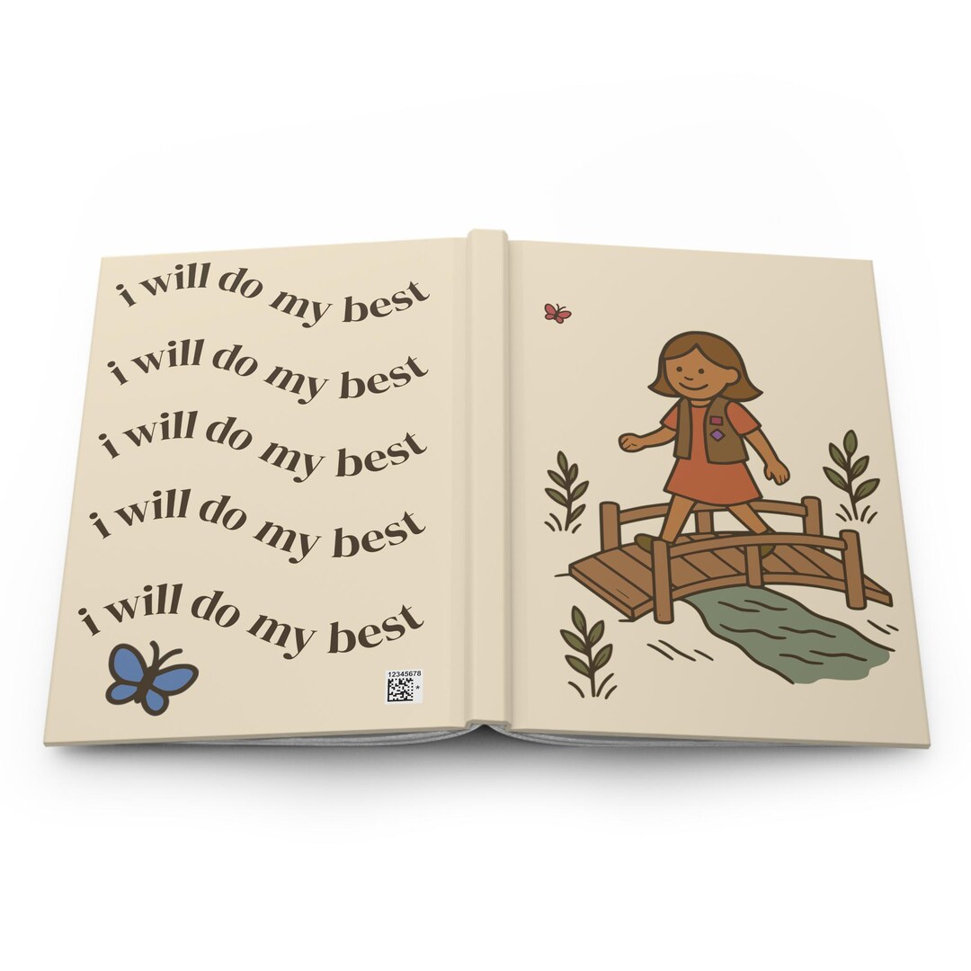 Bridge Girl V1 Journal - Customizable Gift for Camping, Scouting ...
