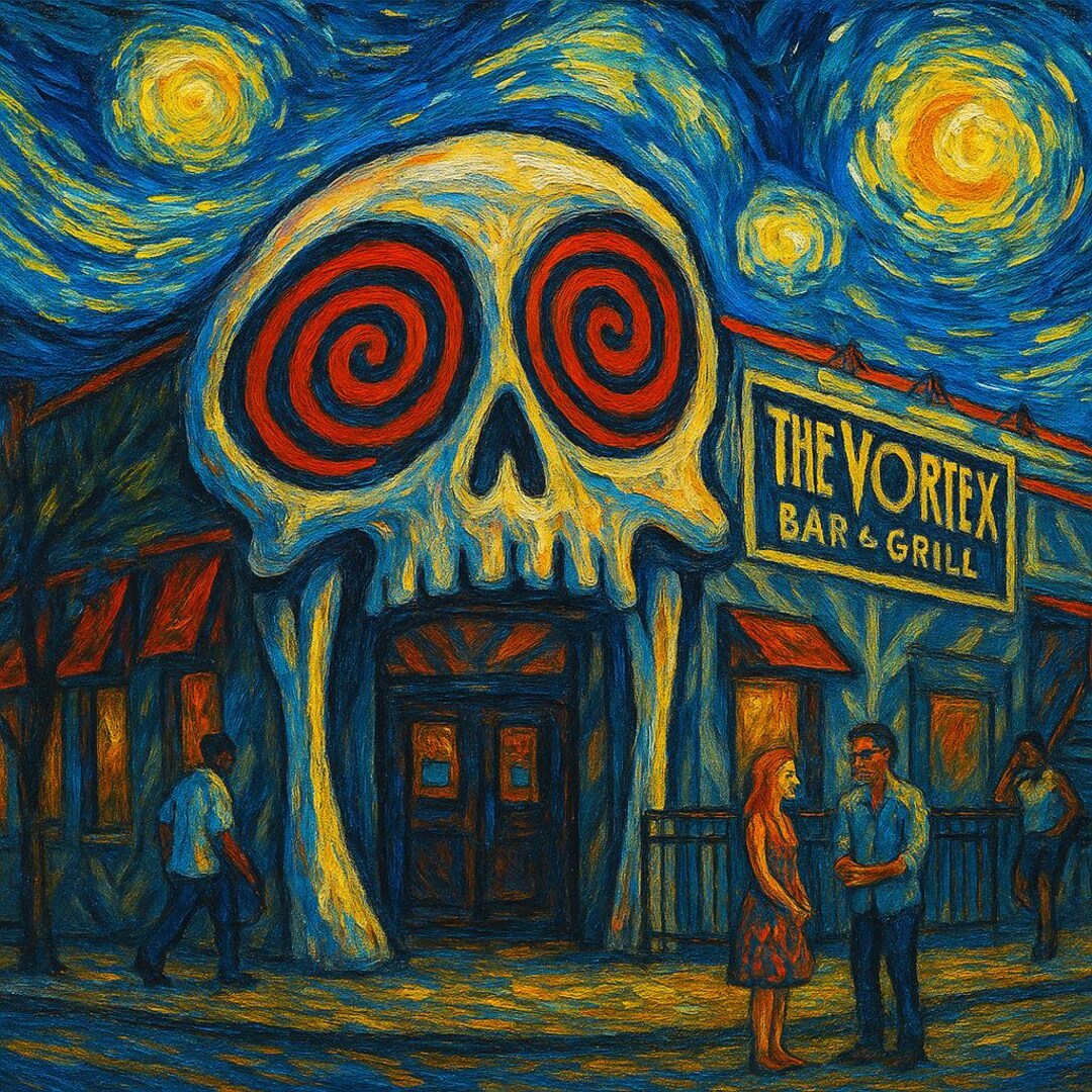 The Vortex Bar & Grill Starry Night Print – Atlanta Art | Little 5 ...