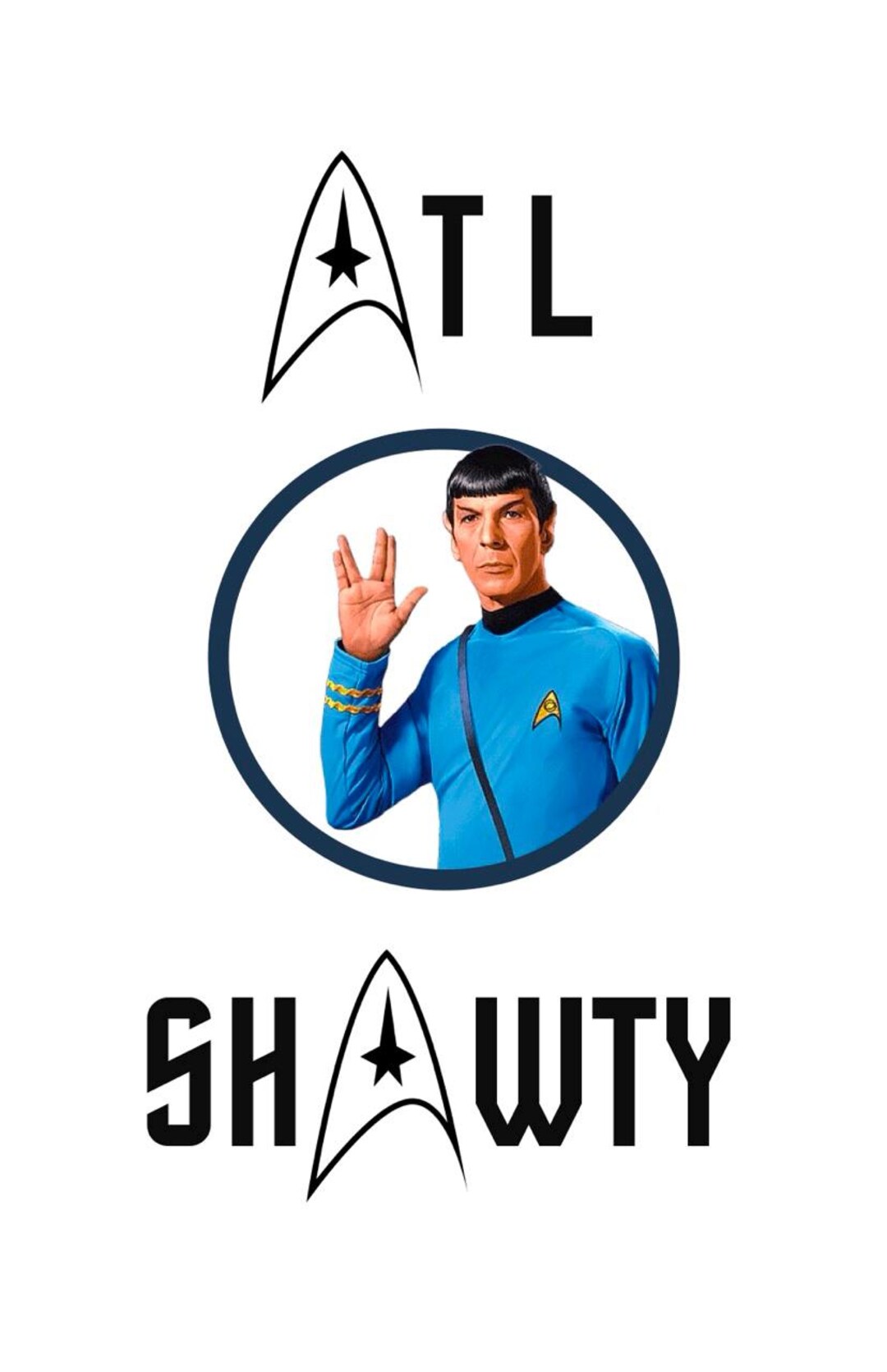 Spock ATL Pop Art Print: Southern Geek Decor - Etsy