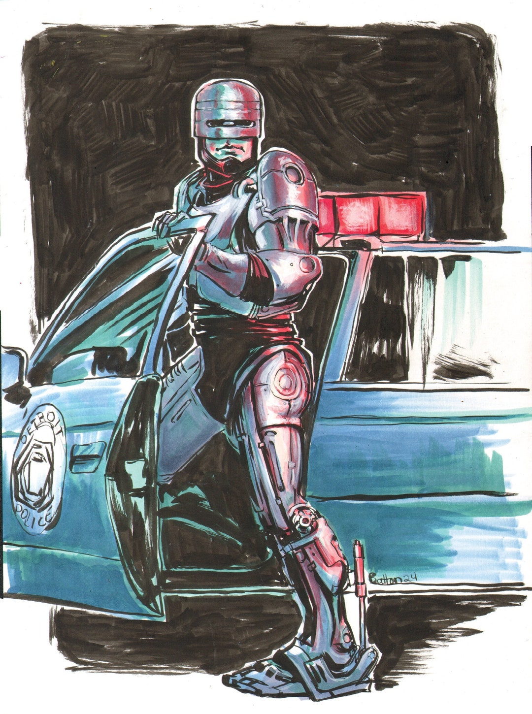 Robocop 9"x12" Print Wall Art - Etsy