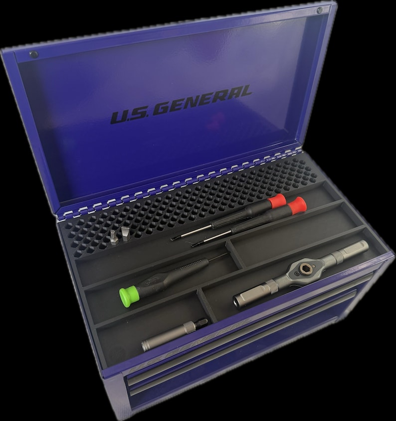 Mini Toolbox Bit Organizer Insert Upgrade – 168 Bit + Storage or 529 ...