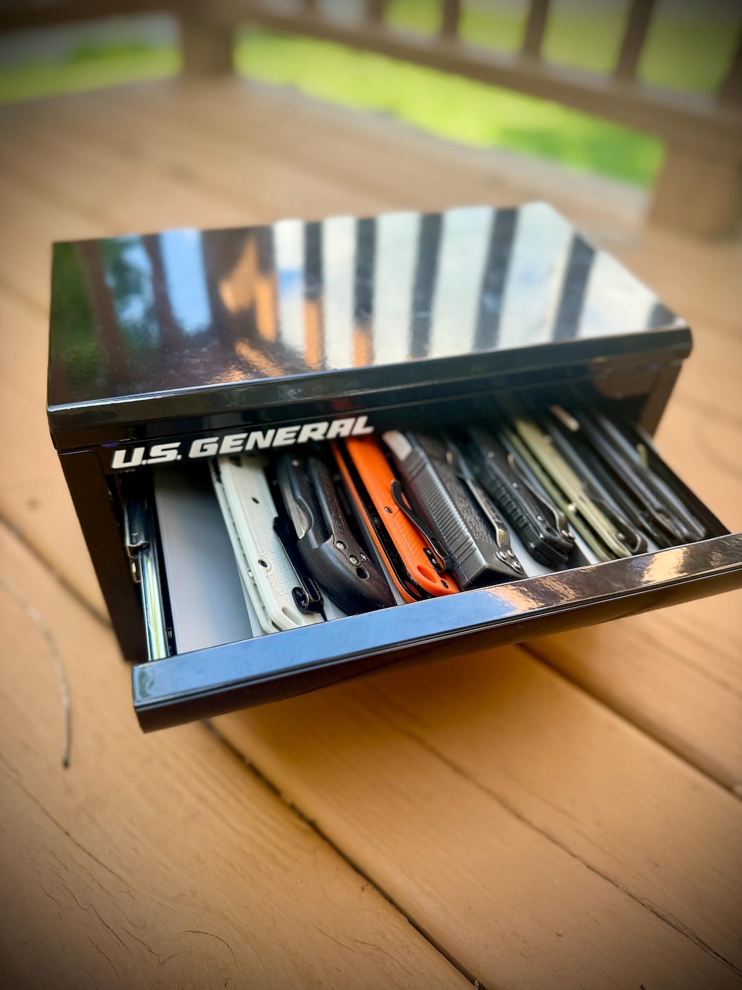 Mini Toolbox Organizer, Knife & Flashlight Modular Inserts- Fits Harbor ...