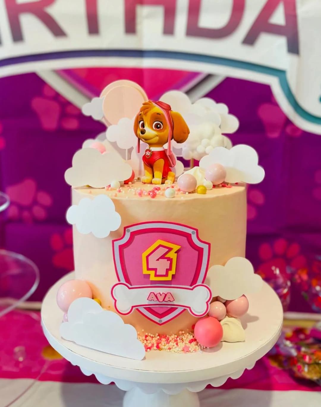 Dog Cartoon Paw Inspired | Skye | Chase | Everest | Rubble | Zuma ...