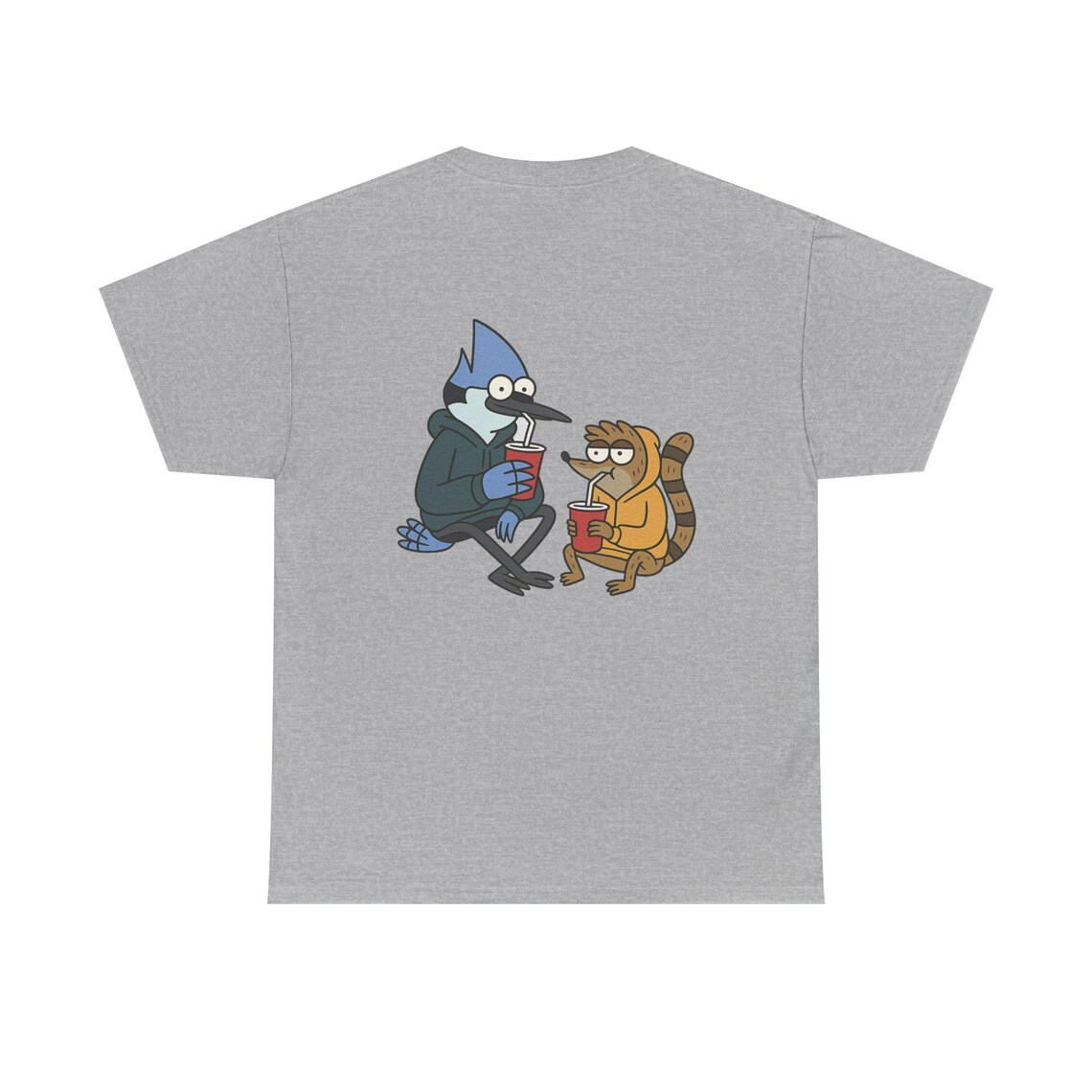 Regular Show Mordecai and Rigby Unisex Heavy Cotton Tee - Perfect for ...