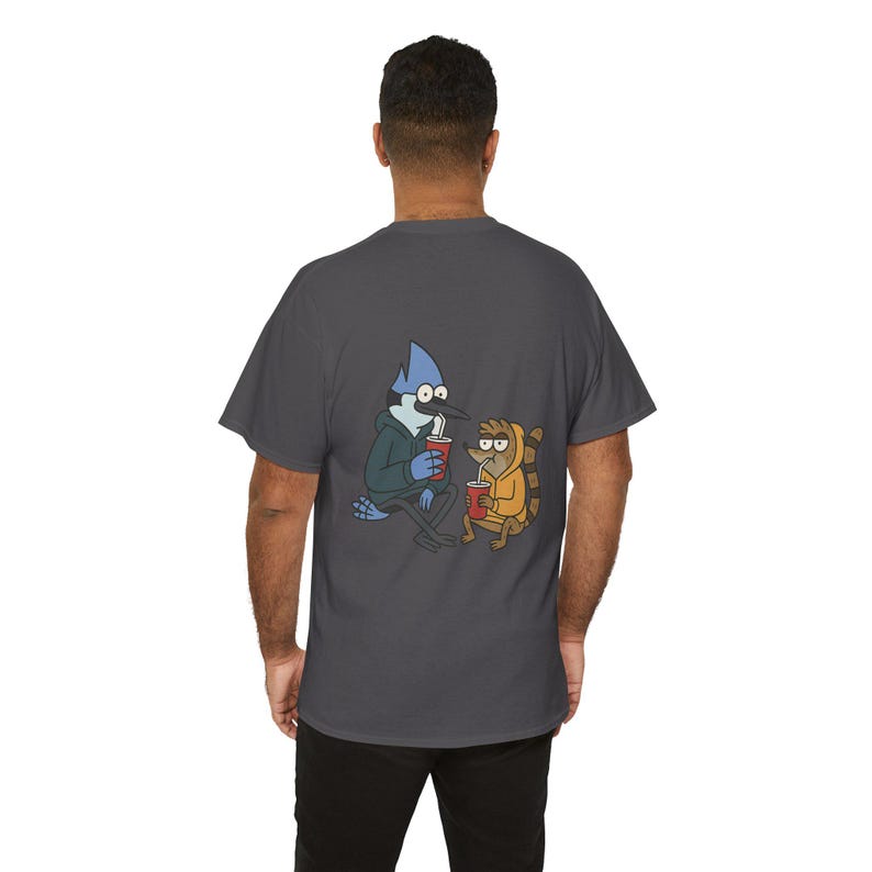 Regular Show Mordecai and Rigby Unisex Heavy Cotton Tee - Perfect for ...