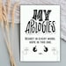 Editable Sorry Card Template | Apology Card | Printable Front & Back ...