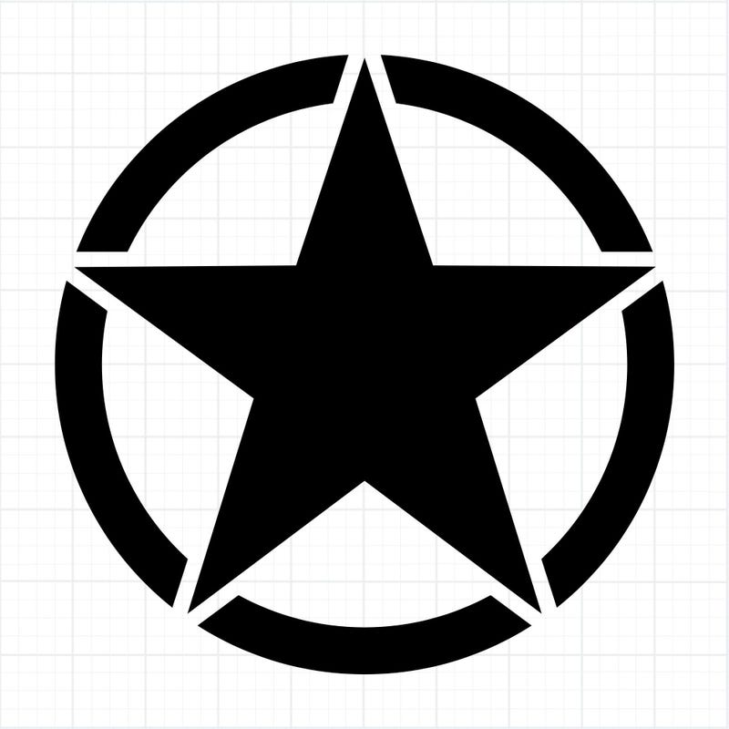 Star Circle Clipart - Etsy