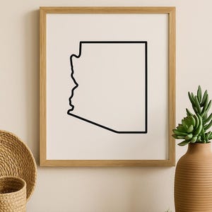 Arizona State Outline SVG PNG | AZ State Shape Clipart for Cricut ...