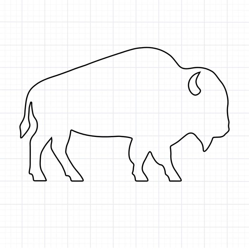 Buffalo Stencil - Etsy