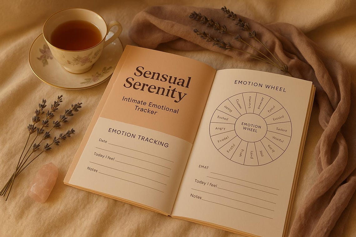 Digital Mood Tracker Printable | Emotional Wellness Journal | Self Care ...