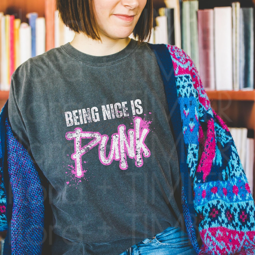 Being Kind is Punk T-shirt | Equality Shirt | Leftist Tee | Punk Rock ...