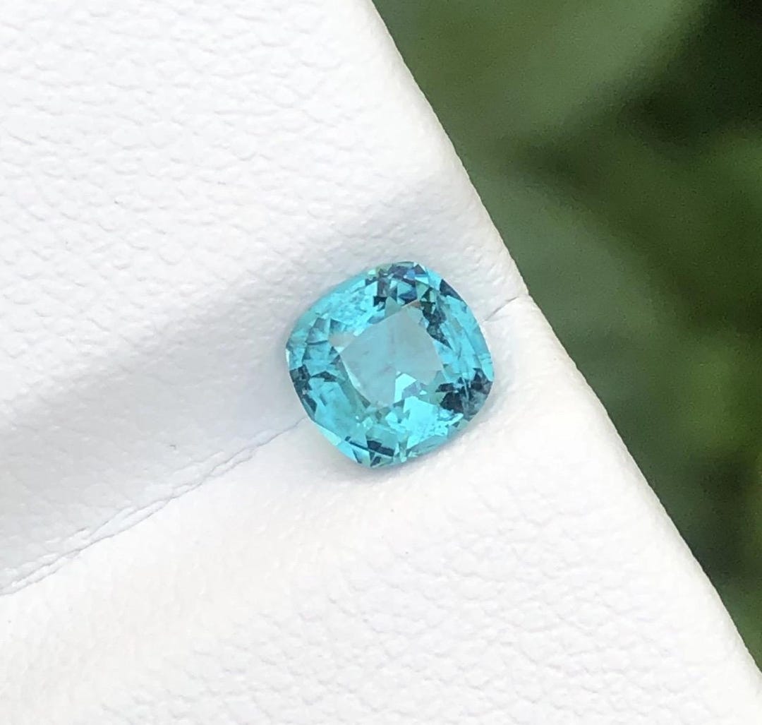 Natural Neon Blue Lagoon Tourmaline Gemstone - Etsy