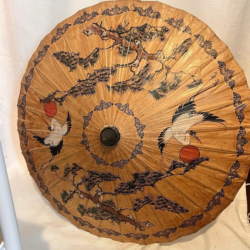 Hand Painted Parasol - Etsy
