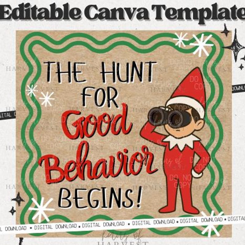 Christmas Elf Banner - Etsy