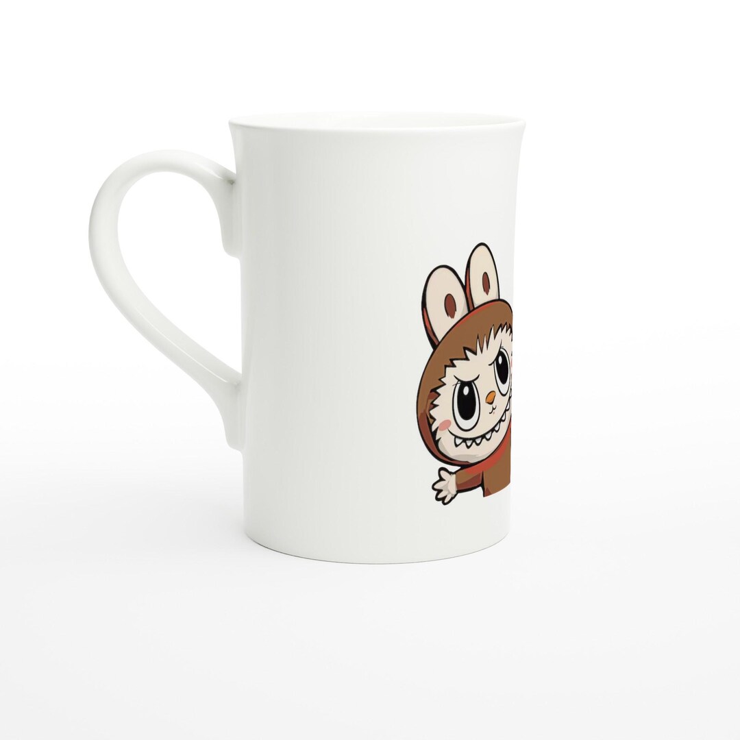 Labubu Mug - Cute Ceramic Coffee Cup - Dishwasher & Microwave Safe ...