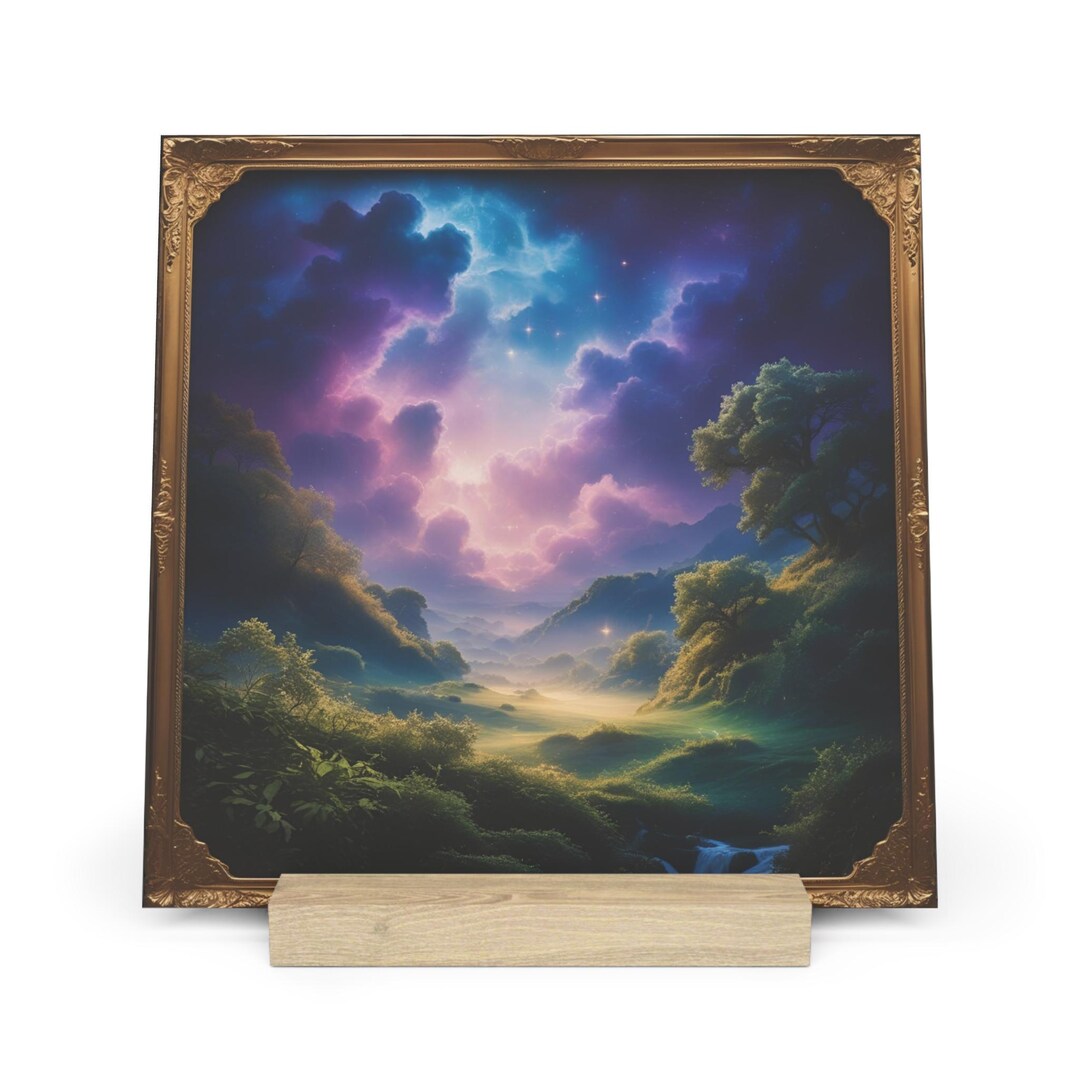 Mystic Stunning Gallery Board With Stand, Art Display, Home Decor ...