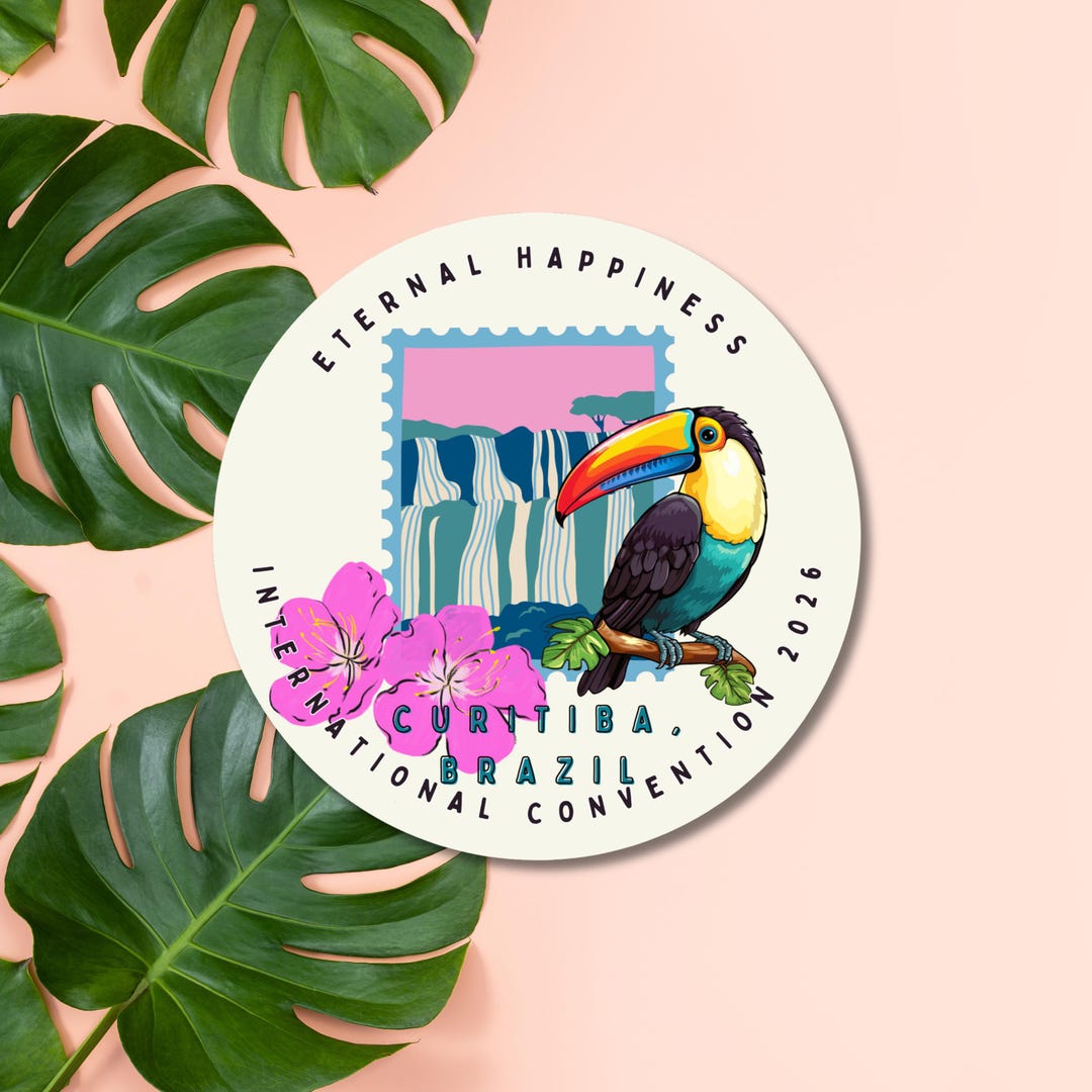 2026 JW International Convention Stickers – Eternal Happiness, Curitiba ...