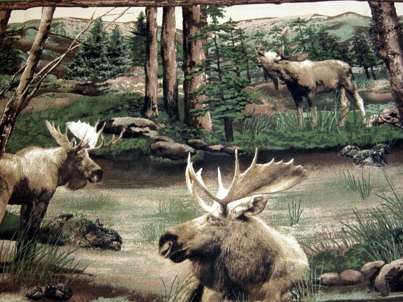 Rustic Moose Pillow COVER SHAM CASE Lodge Decor Fits Standard - Etsy