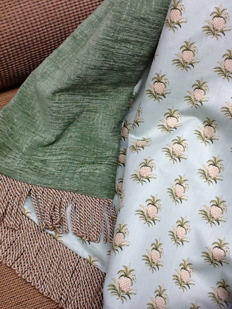 Williamsburg Pineapple Throw Blanket, Custom Colonial Coverlet With ...