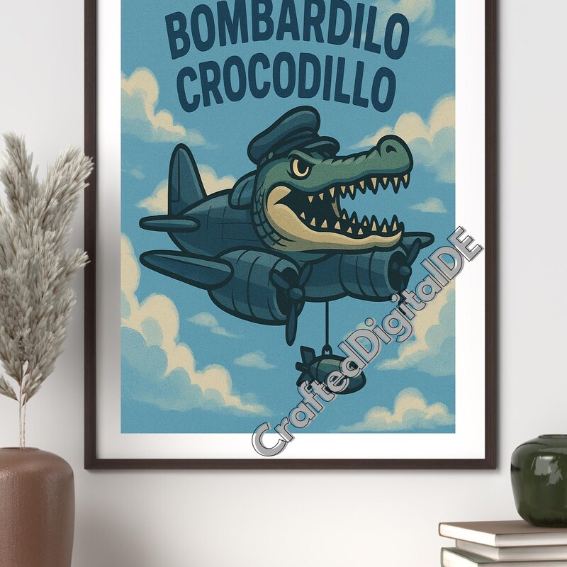 Crocodile bombardilo - Etsy Polska