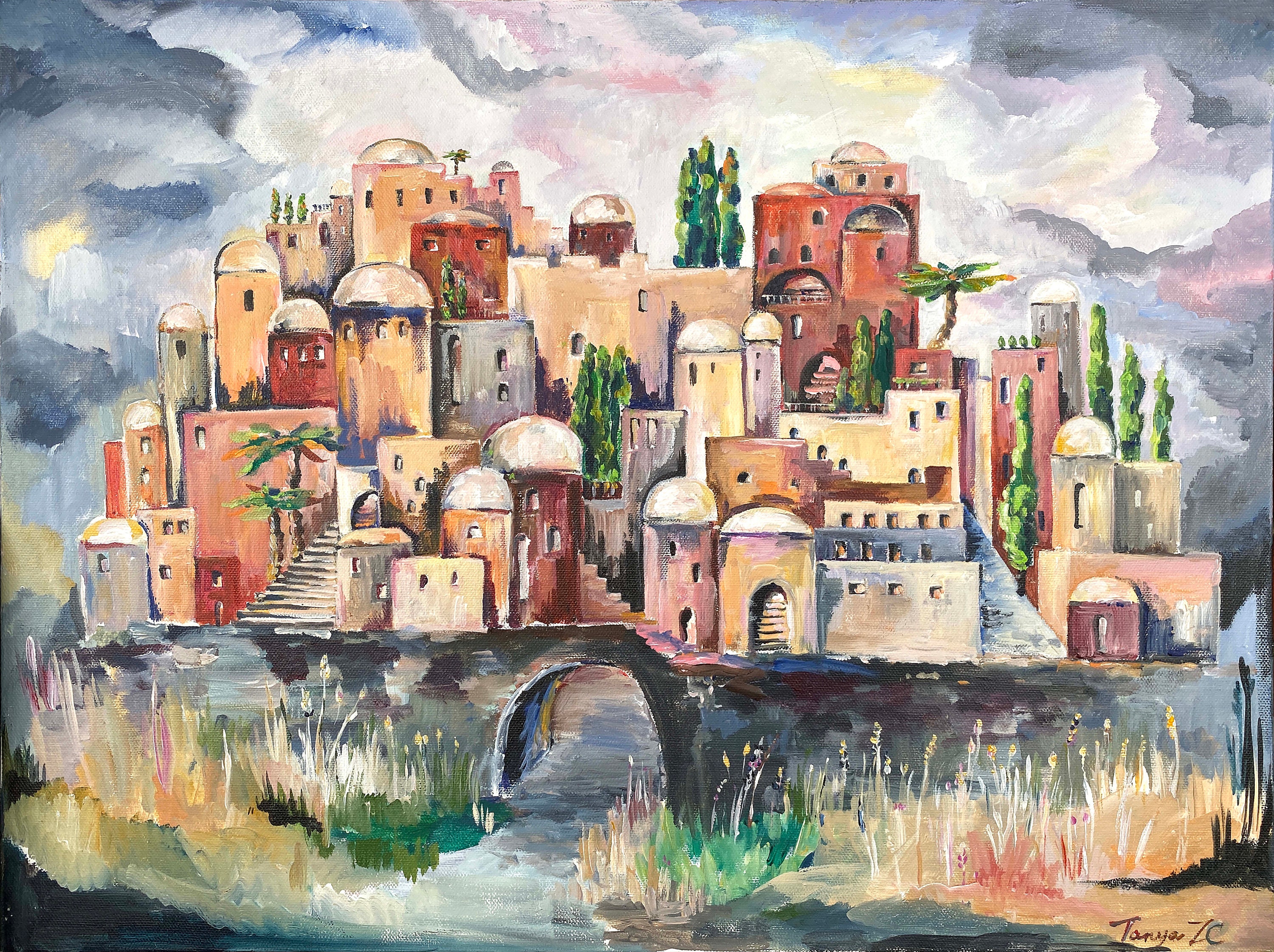 Jerusalem Dream I Jewish Art Print City of Jerusalem - Etsy