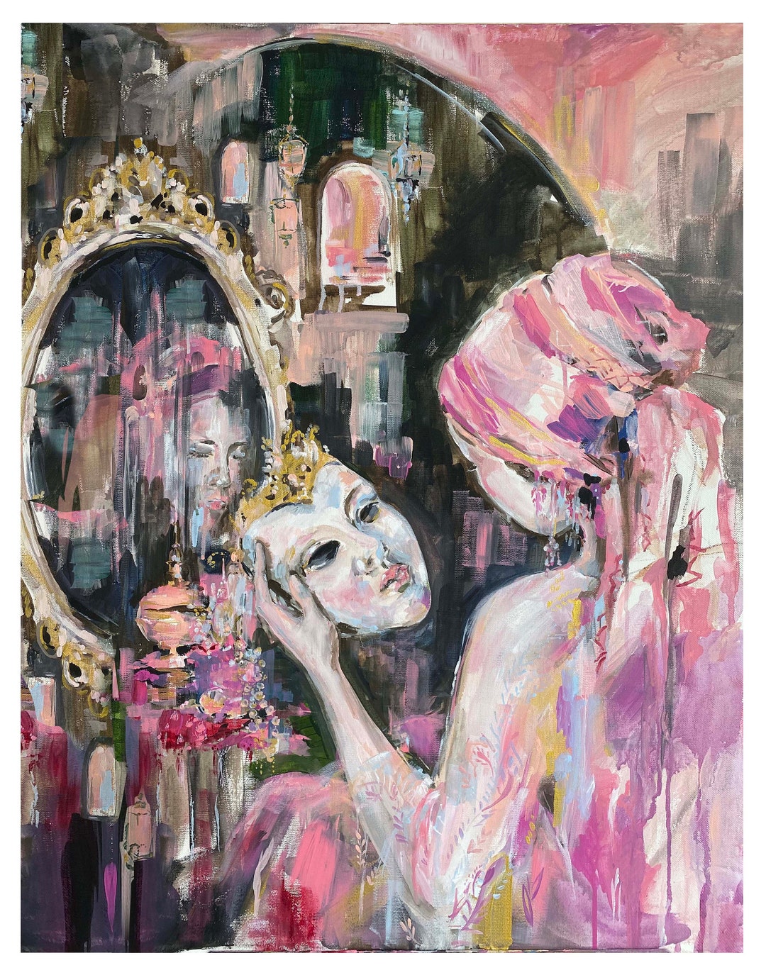 Purim Story Giclee Art Print: Jewish Art, Original Acrylic Painting - Etsy
