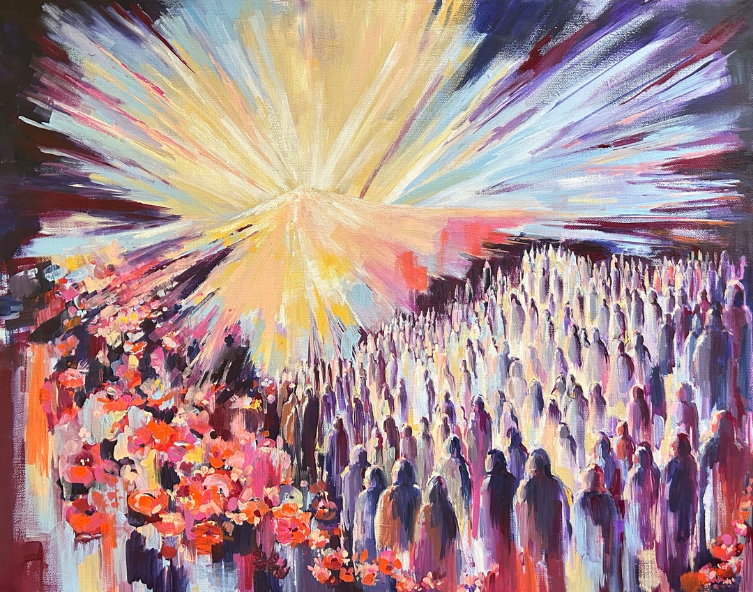 Mount Sinai — Giclee Art Print From an Original Acrylic Painting, Land ...