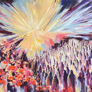 Mount Sinai — Giclee Art Print From an Original Acrylic Painting, Land ...