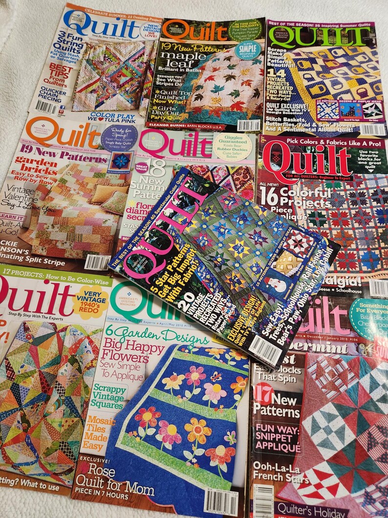 Quilting Magazines - Etsy