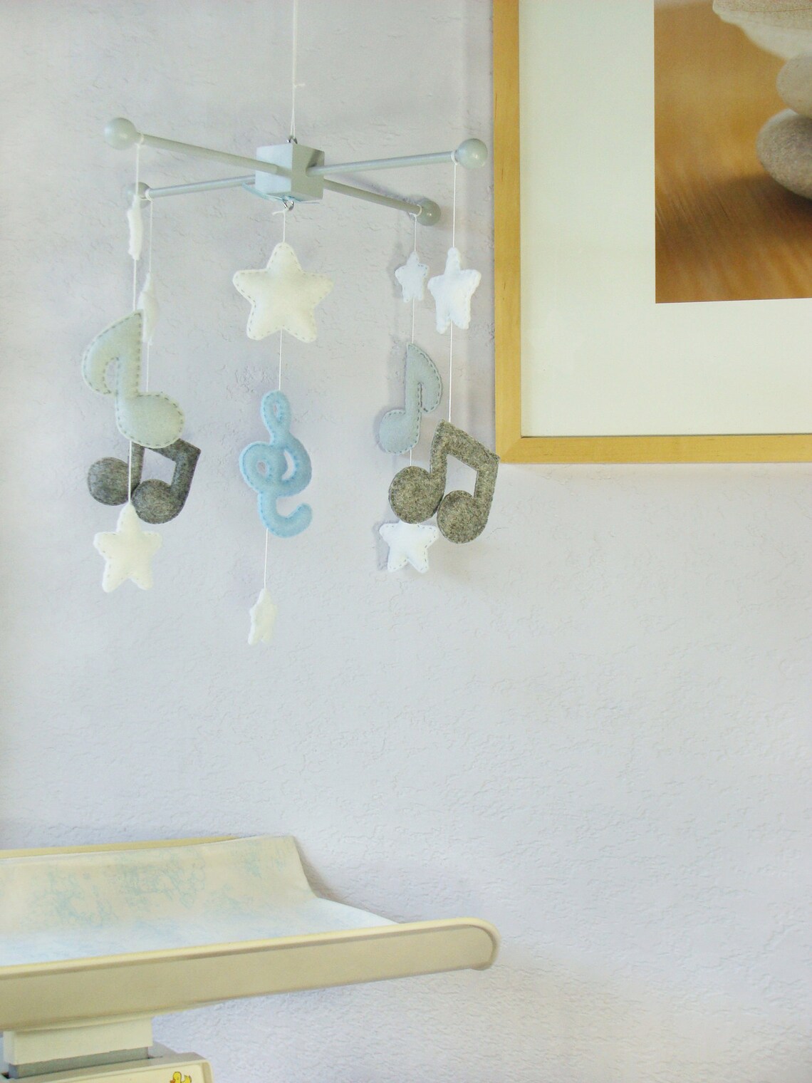 Music Note Mobile: Modern Boy Room Musical Note Decor Music - Etsy