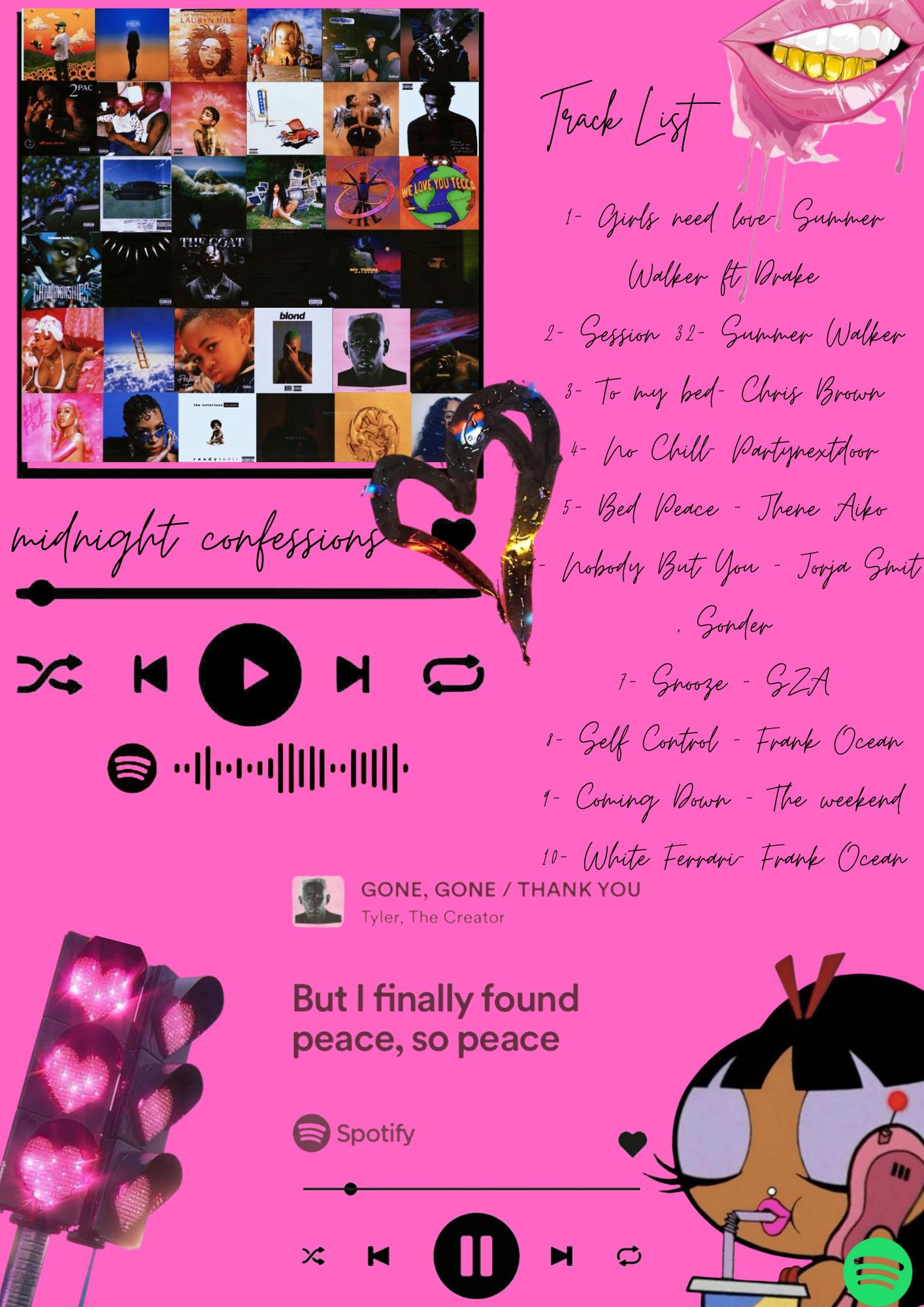 Curated Aesthetic Playlist Posters Inspired by R&B, Hip-hop, Reggae ...