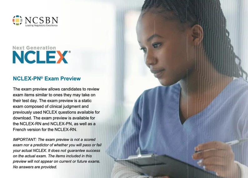 NCSBN NCLEX PN Test Plan - Etsy
