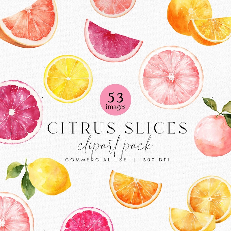Citrus Art Printables - Etsy