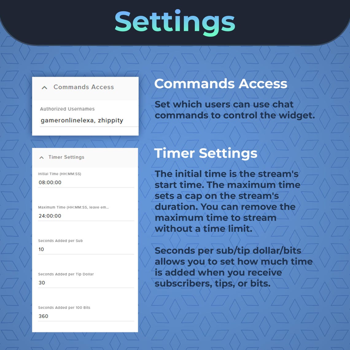 Megathon Widget - Twitch Subathon Countdown Timer, Goals, Timer, Commands, Customizable Widget ...