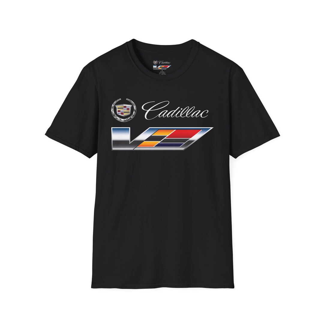 Cadillac V Logo T-shirt | Classic Car Emblem Tee - Etsy
