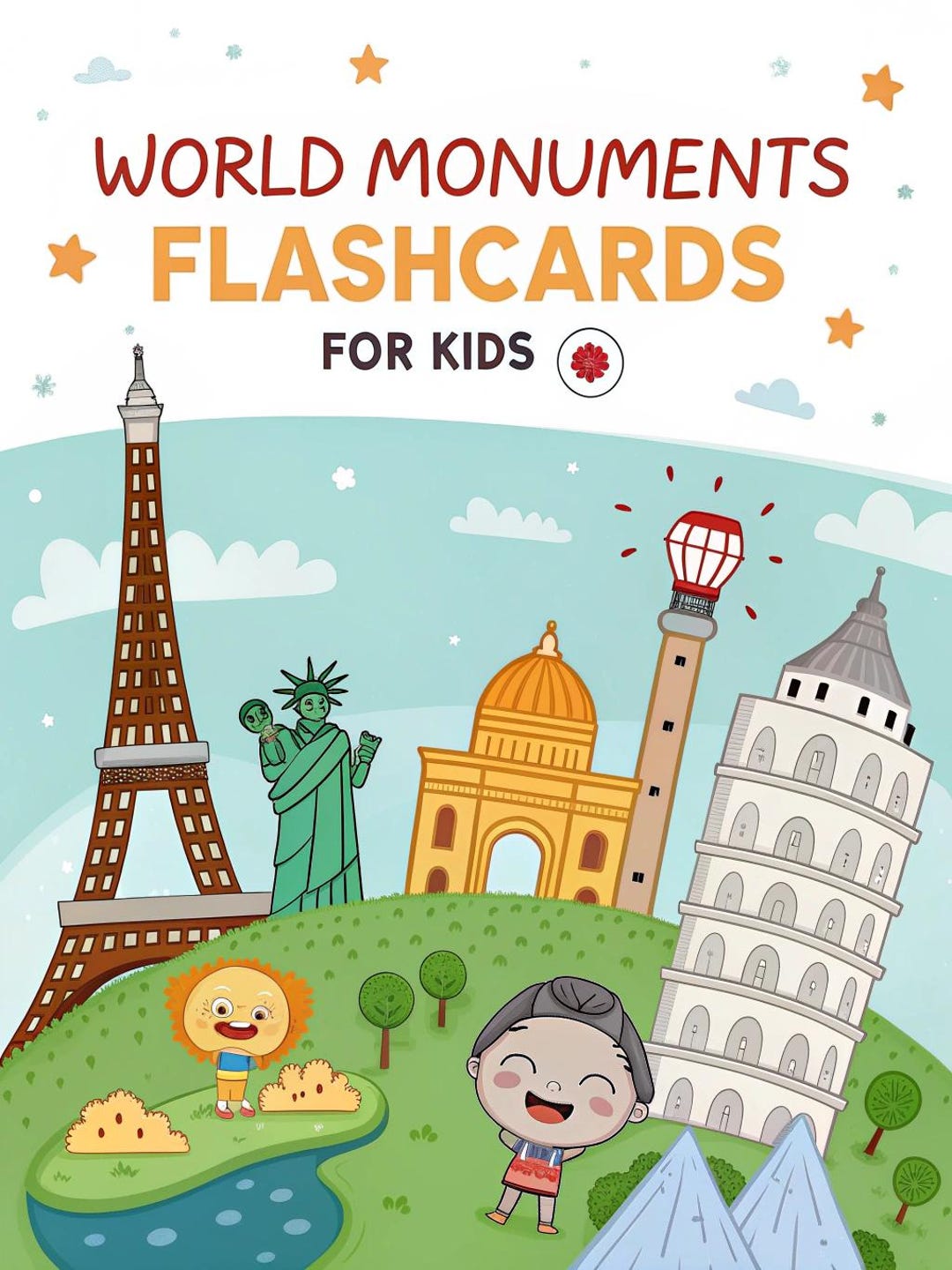 World Monuments Flashcards for Kids - Etsy Canada
