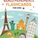 World Monuments Flashcards for Kids - Etsy Canada