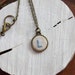 Cute Initial Necklace in Vintage Style, Personalized, Custom Color I003 ...
