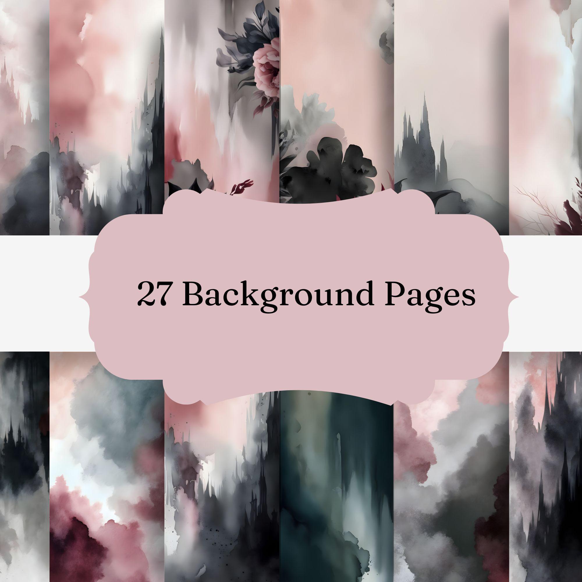 Gothic Background, Watercolour PNG, Clipart , Dark Art Clipart ...