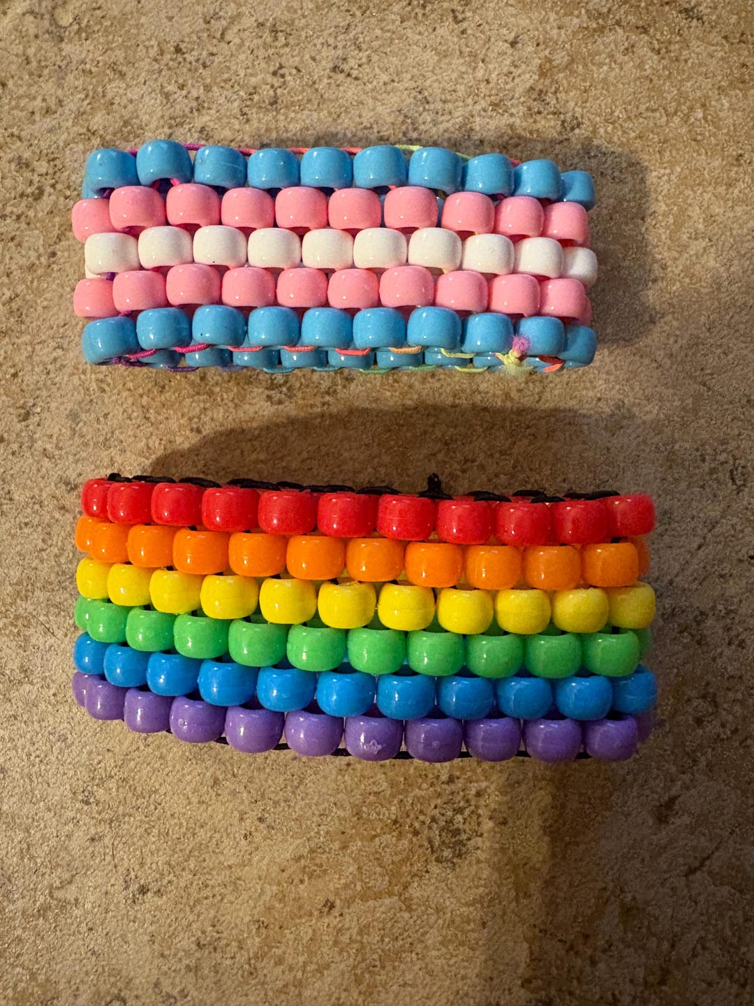 Custom Kandi Beaded Pride Cuff | Peyote Stitch Bracelet - Etsy