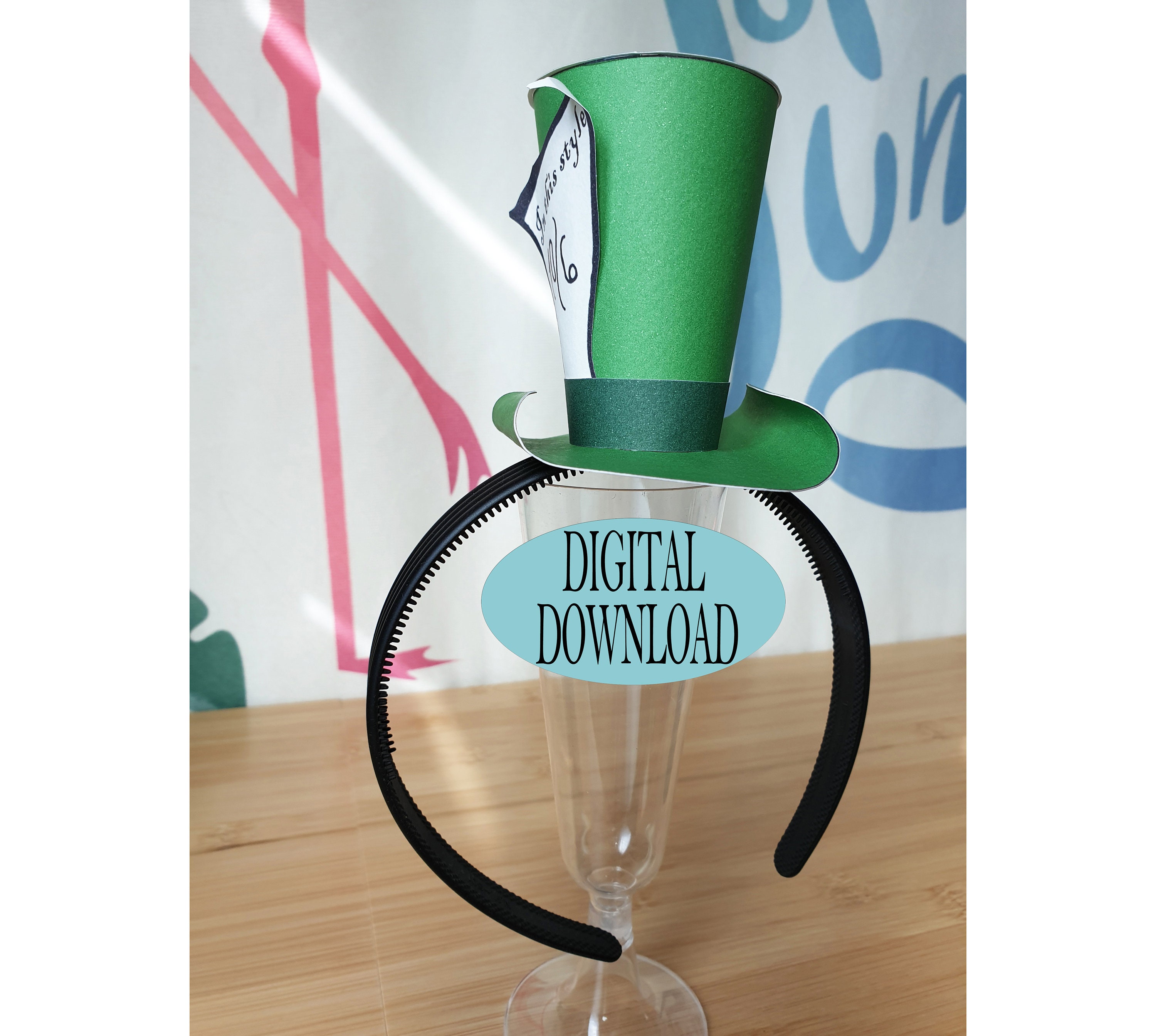 Mad Hatter Top Hat Template