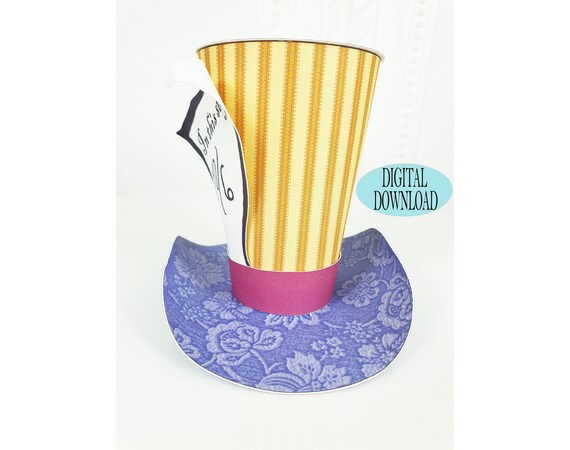 Mad Hatter Hat Stencil