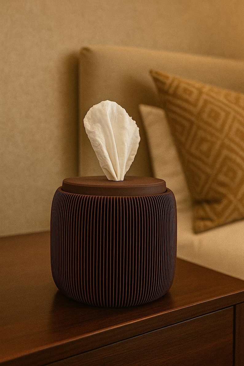 TISEO Modern Ribbed Tissue Holder – Bathroom Decor - Etsy UK