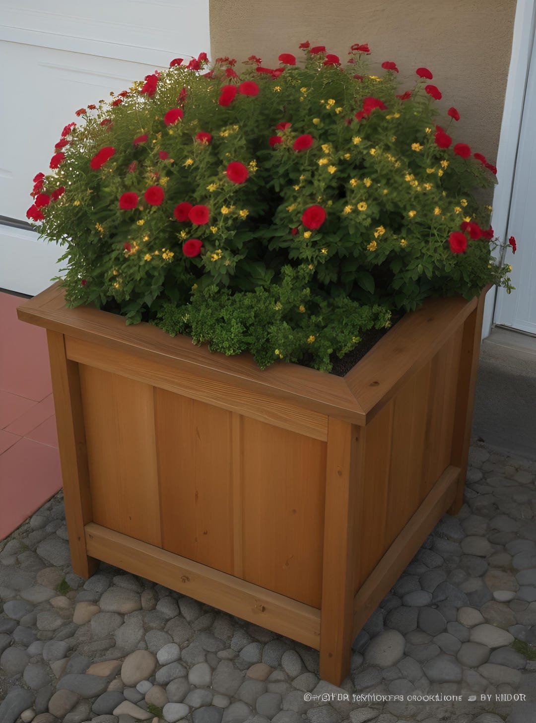 DIY Farmhouse Planter Box Plans - Fence Picket Flower Box – Cedar ...