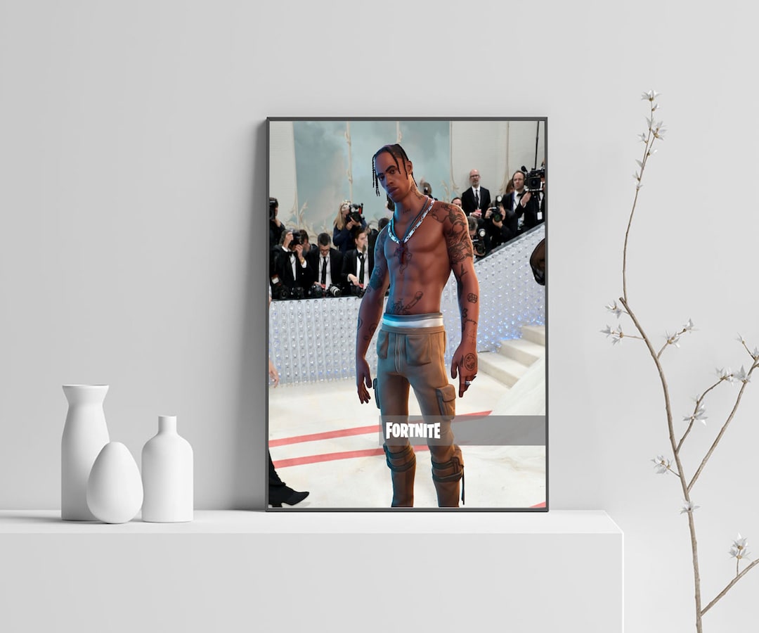 Travis Scott at the 2024 Metga Poster - Etsy
