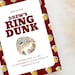 Texas A&M Ring Dunk Invitation Digital Download | Maroon Editable Aggie ...